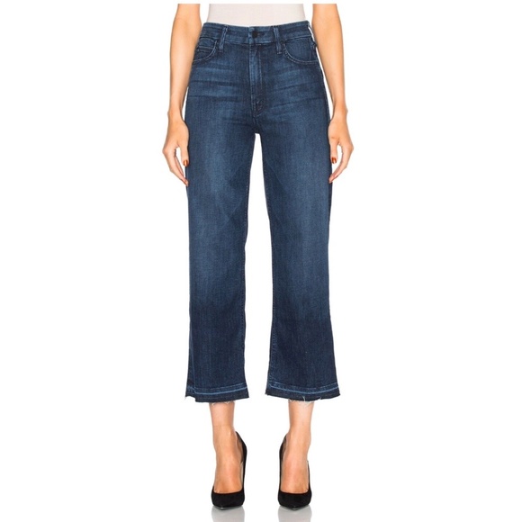 MOTHER | Jeans | Mother The Undone Hem Maverick Jeans In Twilight Magic ...